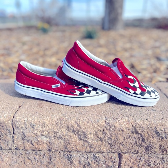 Vans | Shoes | Vans Mens Flame Checker Palette | Poshmark